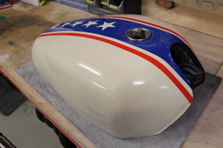 How to paint your motorcycle parts