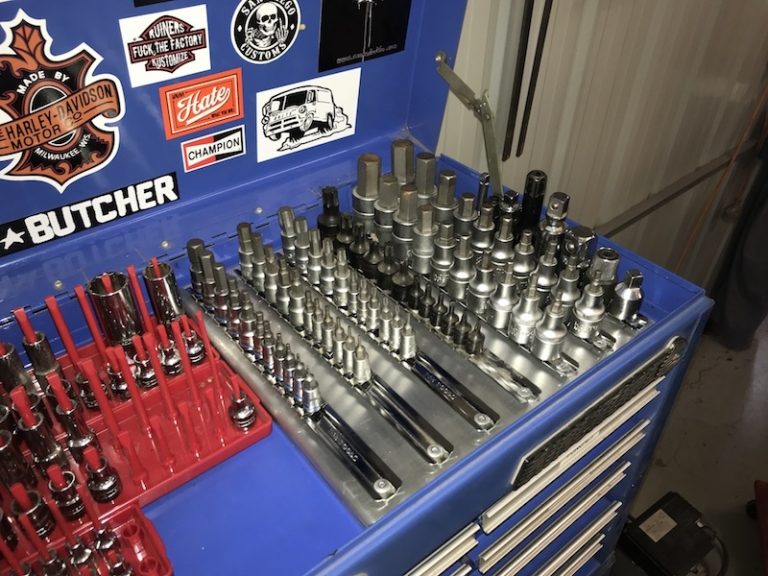 Improving my tool cabinet socket storage - one-hour improvement project