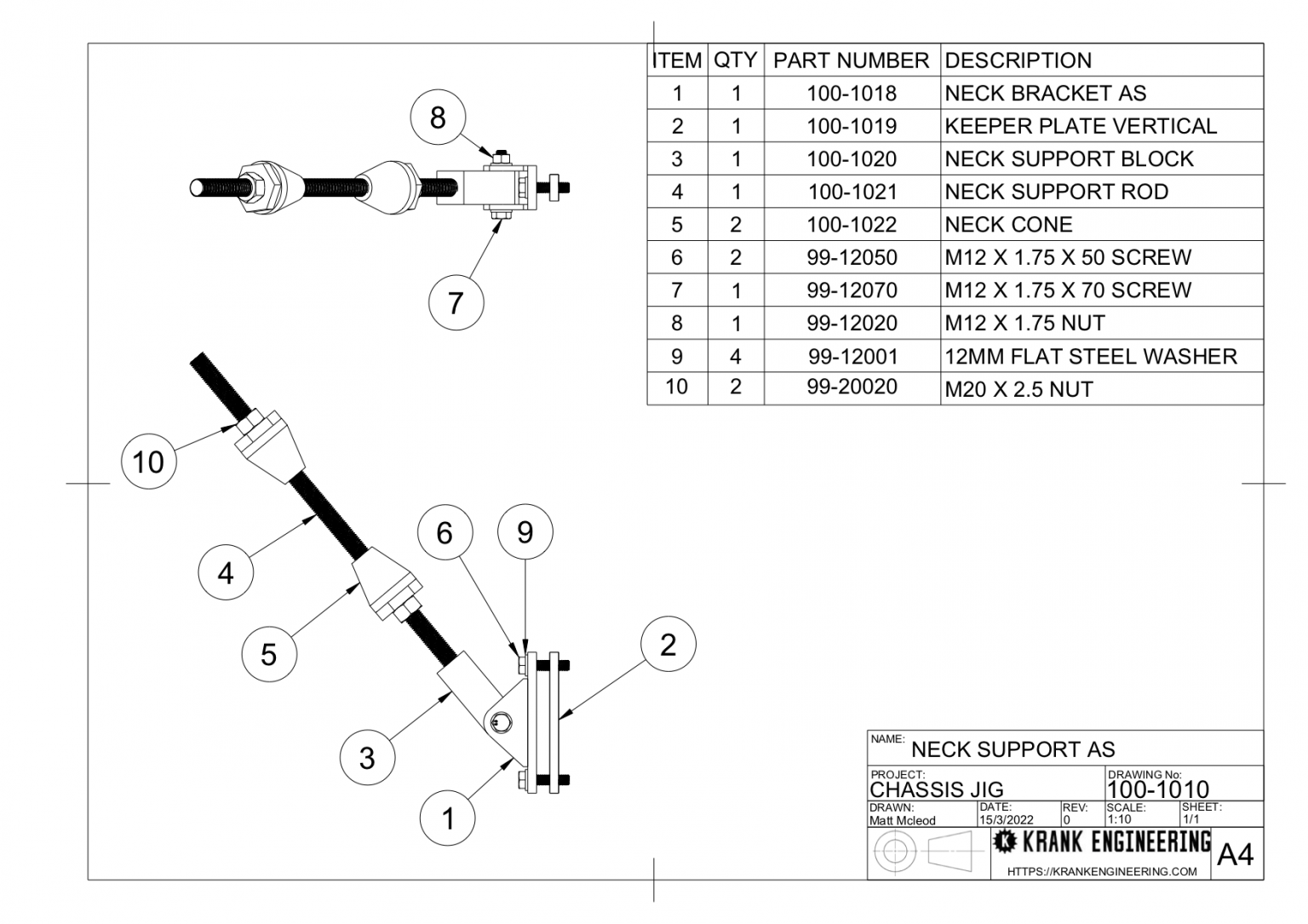 Building your own motorcycle chassis jig